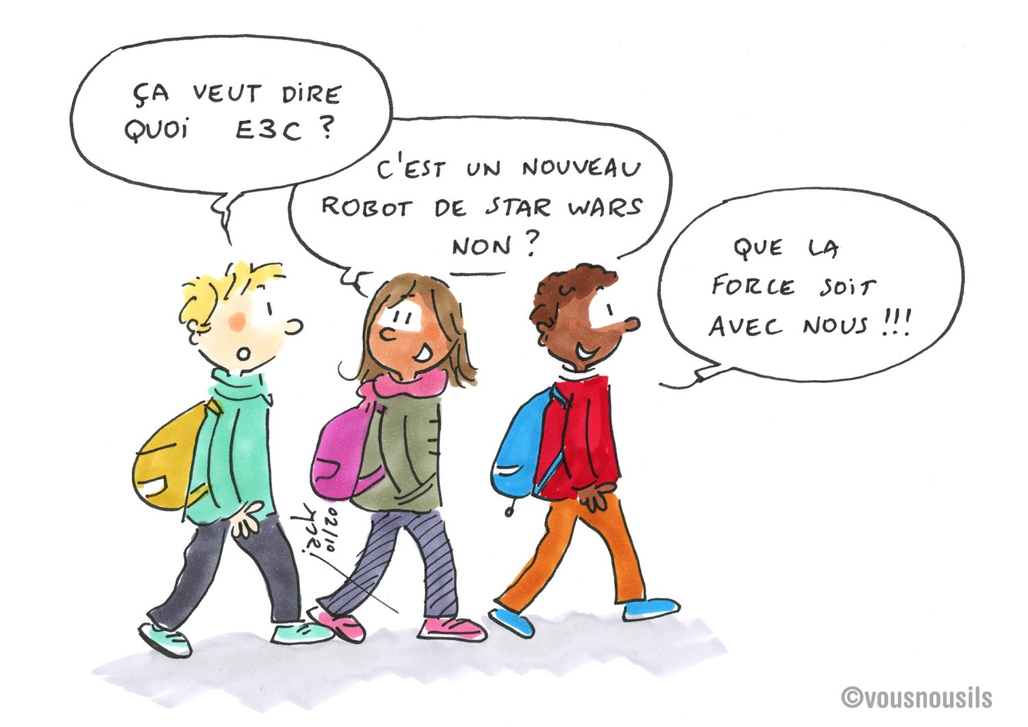 E3C : que la force soit avec toi - VousNousIls Le dessin