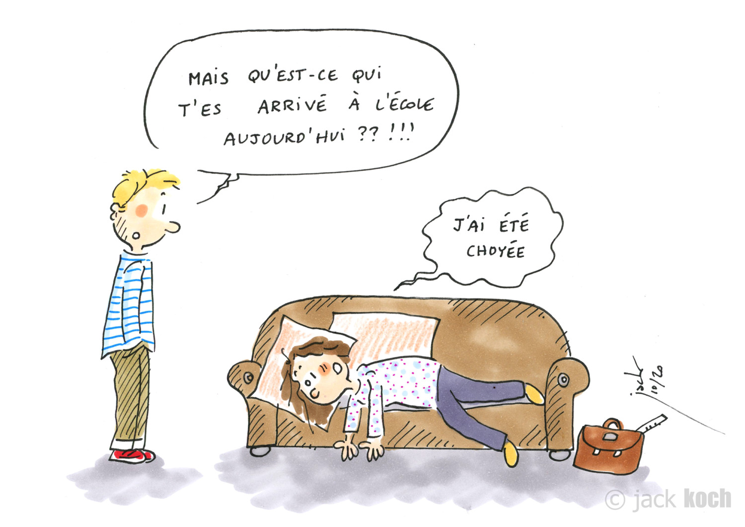 Les profs, choyés jusqu'à l'épuisement ! - VousNousIls Le dessin