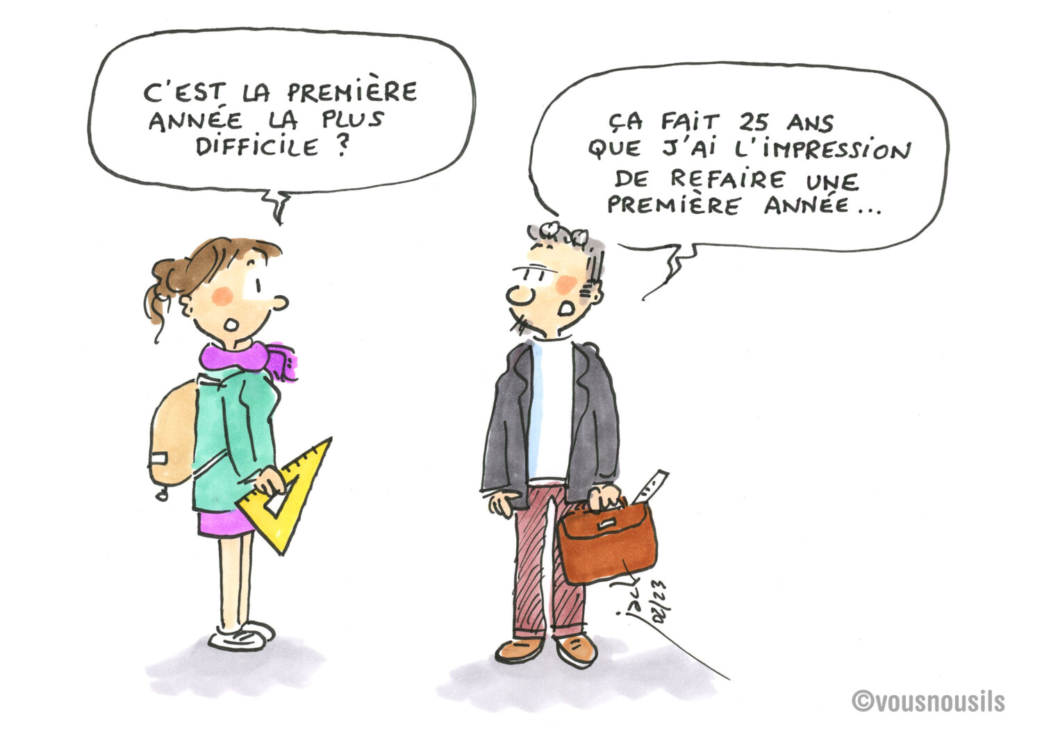 Première année d'enseignement : un éternel recommencement - VousNousIls ...